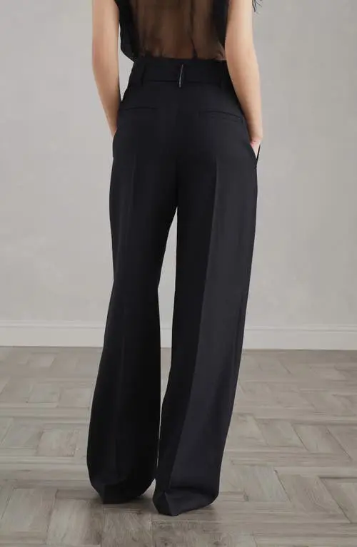 Brunello Cucinelli Loose Corset Trousers With Monili