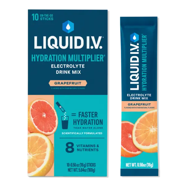 LIQUID I.V. Hydration Multiplier Electrolyte Drink Mix Grapefruit - One-color