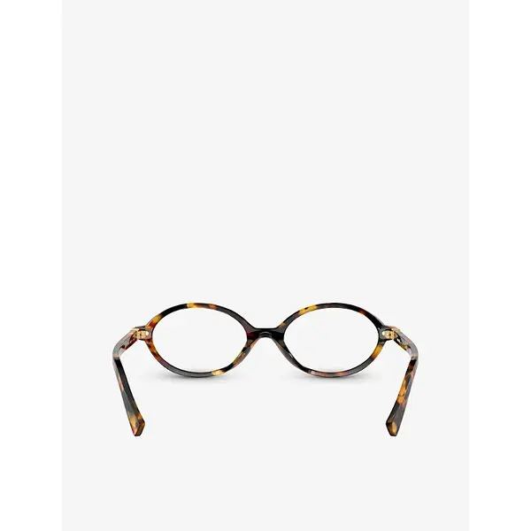 Miu Miu Mu 01xv Eyeglasses - Brown