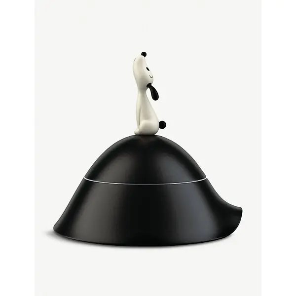 ALESSI Lulà Dog Bowl - Black