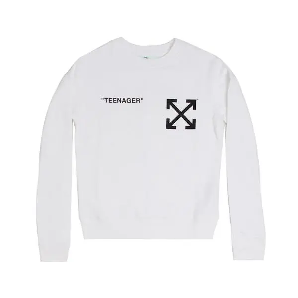 Off-White Flamed Bart Crewneck Sweatshirt