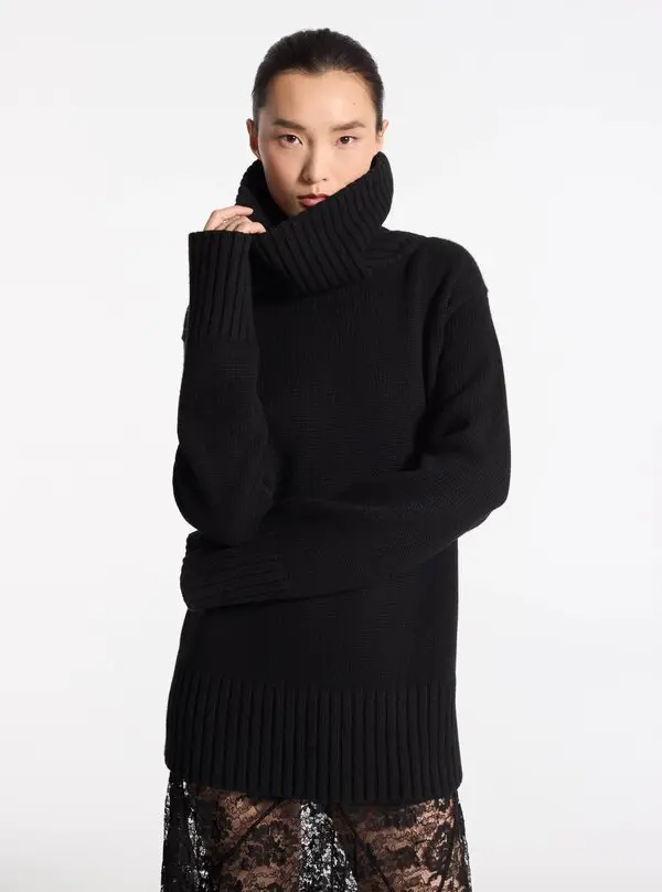 Michael Kors Cashmere Oversized Turtleneck Sweater
