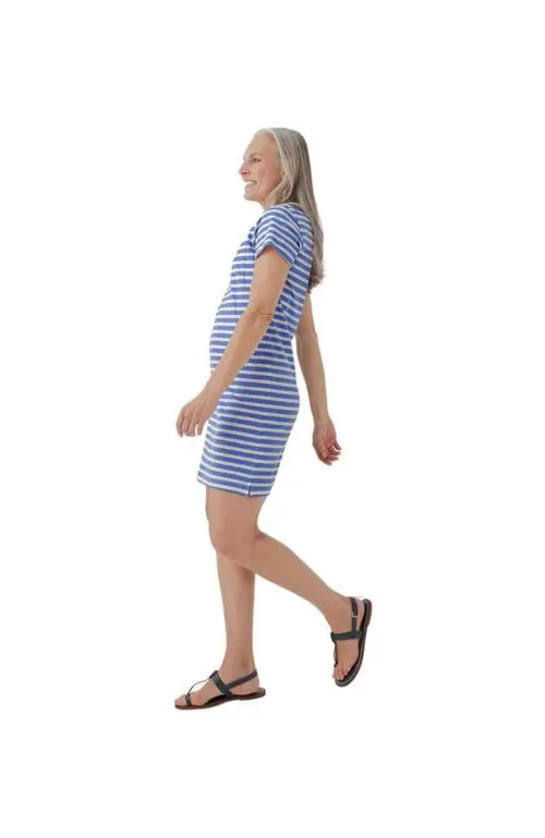 PACT Organic Softspun Tee Dress - Bold Stripe