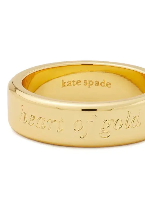 Kate Spade New York Engraved Band Ring