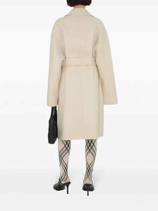 Burberry Cashmere Wrap Coat - Neutrals
