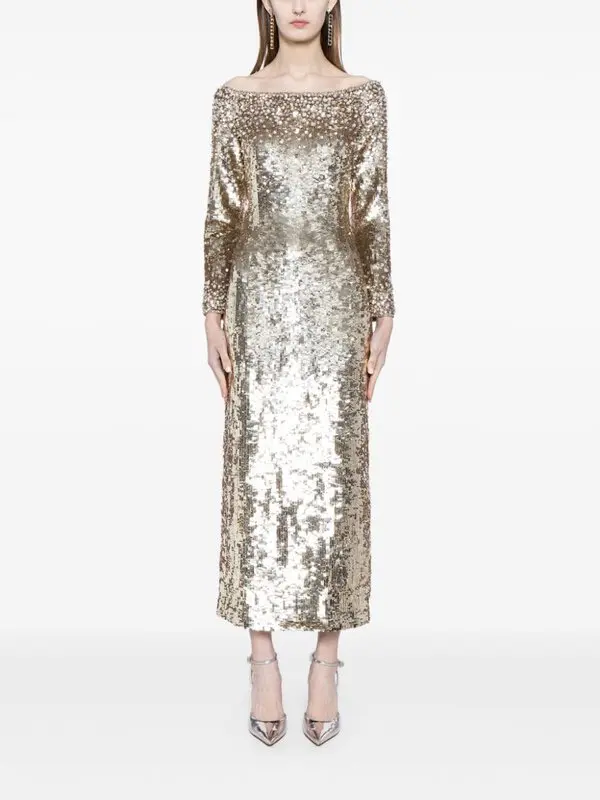 Jenny Packham Ballroom Blitz Sequined Midi Dress