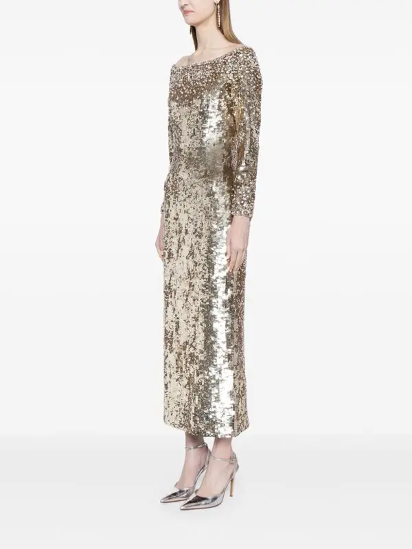 Jenny Packham Ballroom Blitz Sequined Midi Dress