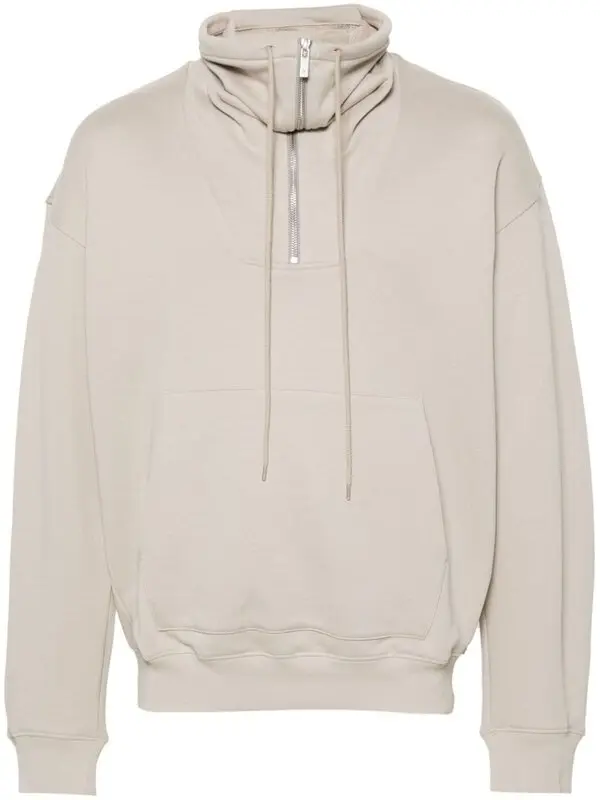 Helmut Lang Funnel-neck Sweatshirt - Grey
