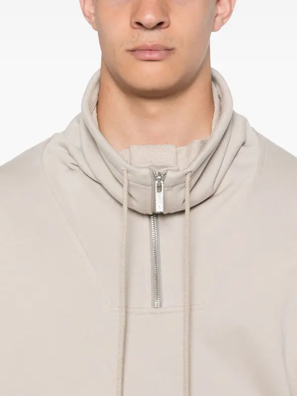 Helmut Lang Funnel-neck Sweatshirt - Grey