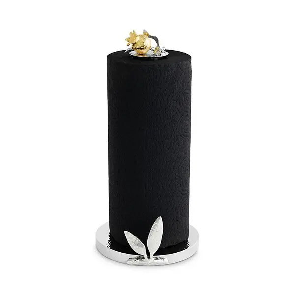 Michael Aram Pomegranate Silver And Gold Tone Paper Towel Holder - Multi