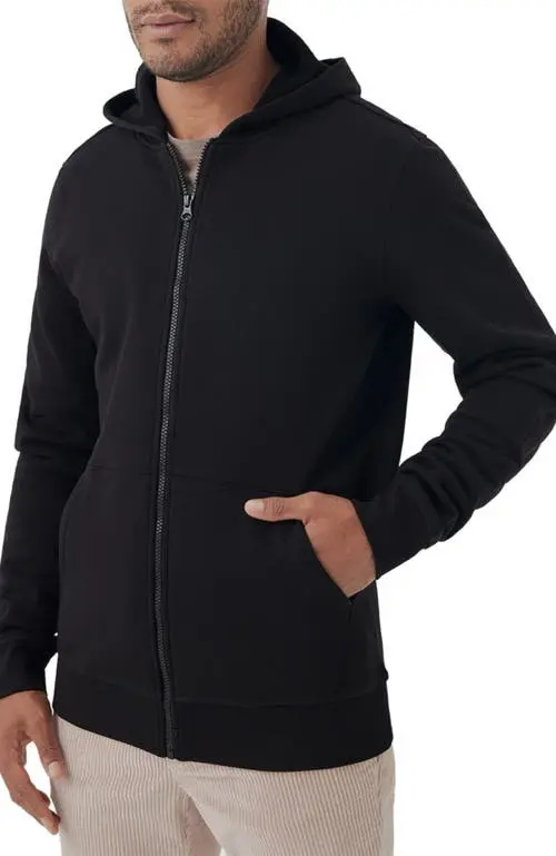 PACT Organic Brushed Fleece Zip Hoodie - Black