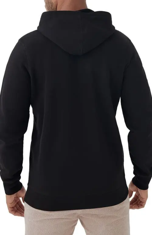 PACT Organic Brushed Fleece Zip Hoodie - Black