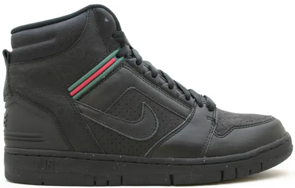 Nike Air Force 2 High-top Sneakers - Black/blackone-colorblack