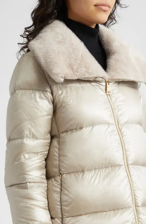 Herno Shiny Nylon Down Jacket - Champagne