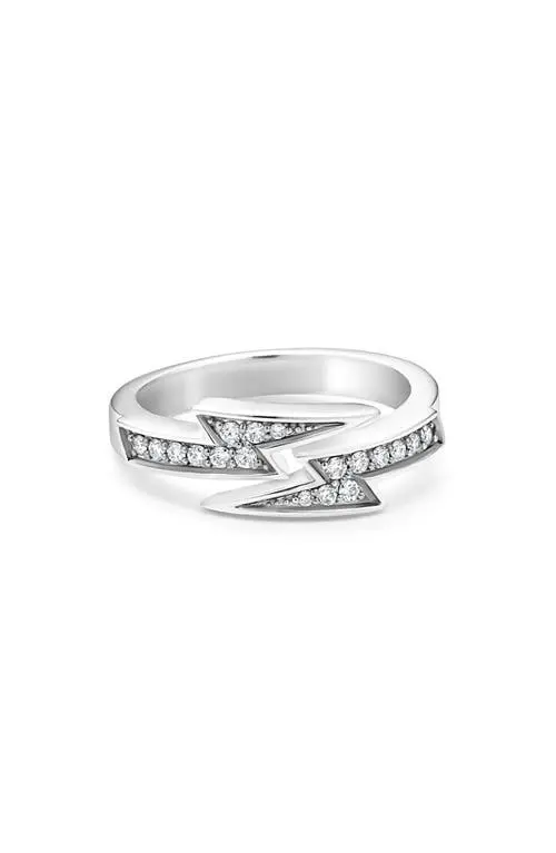 Lagos Caviar Spark Lightning Bolt Diamond Ring