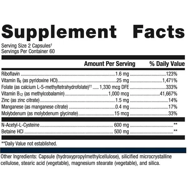 METAGENICS Methylcare 120 Count