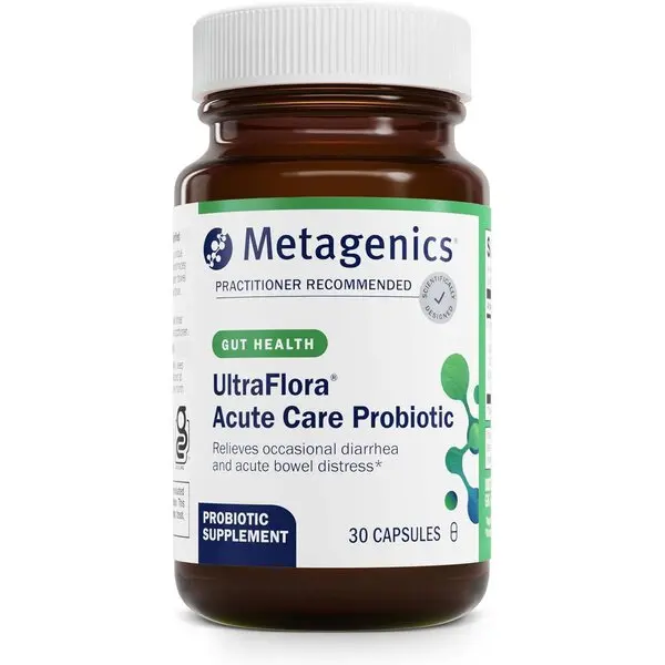METAGENICS Ultraflora Acute Care Probiotic 30 Capsules - One-color