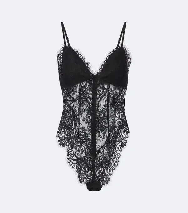 Zimmermann Lace Bodysuit - Black