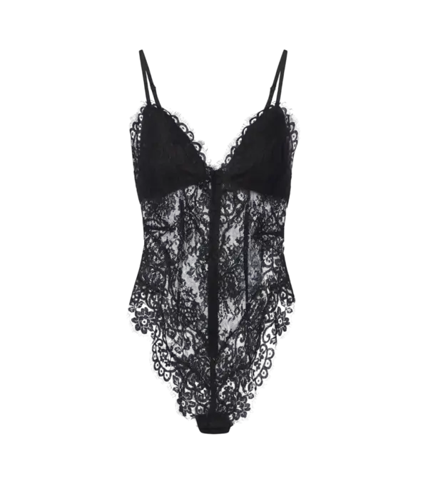 Zimmermann Lace Bodysuit - Black