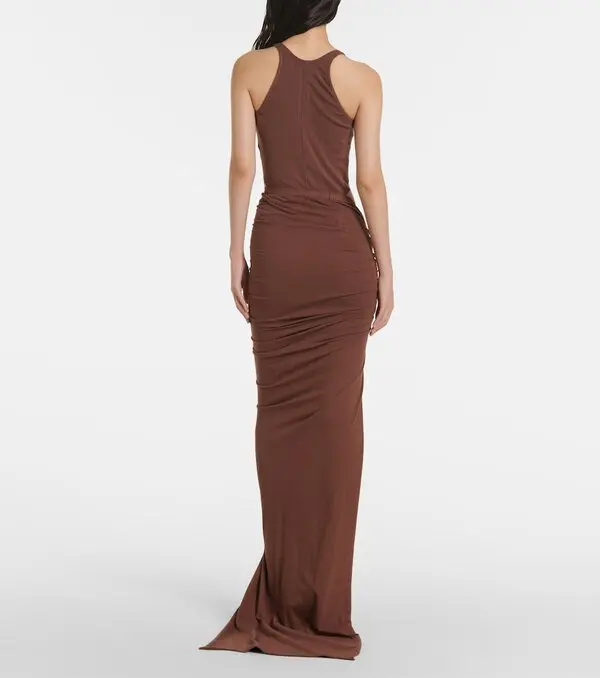 Rick Owens Edfu Maxi Skirt - Orange