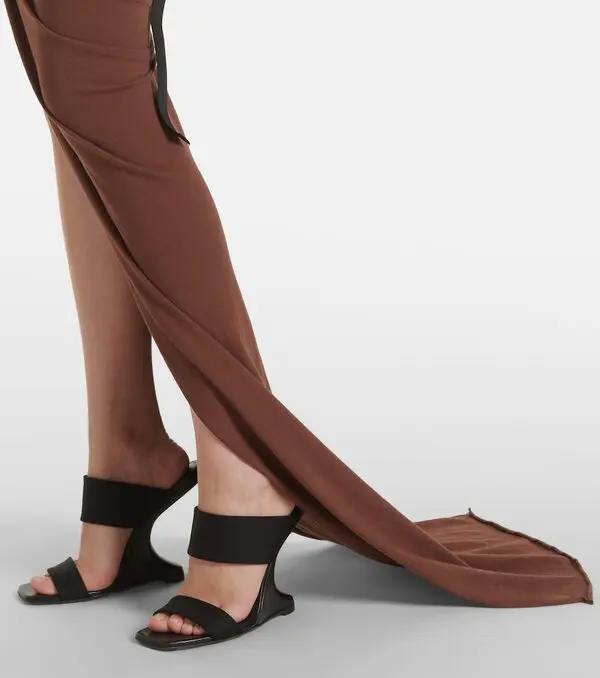 Rick Owens Edfu Maxi Skirt - Orange