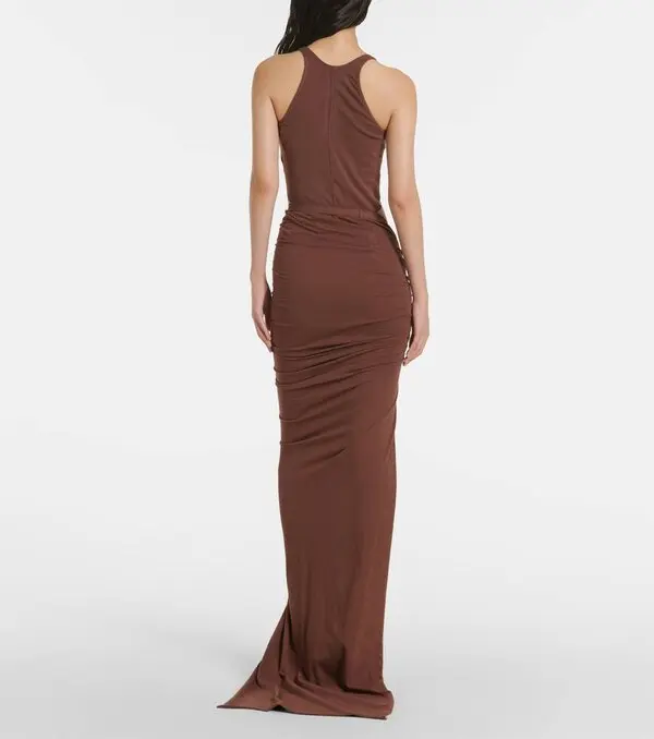 Rick Owens Edfu Maxi Skirt - Orange