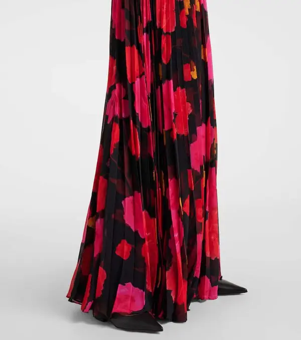 Erdem Floral Pleated Gown