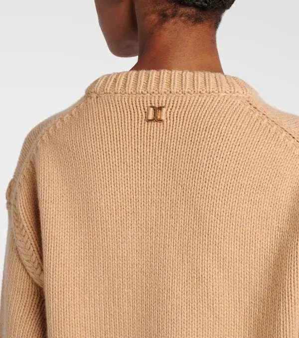 Chloé Cashmere And Cotton Sweater - Beige