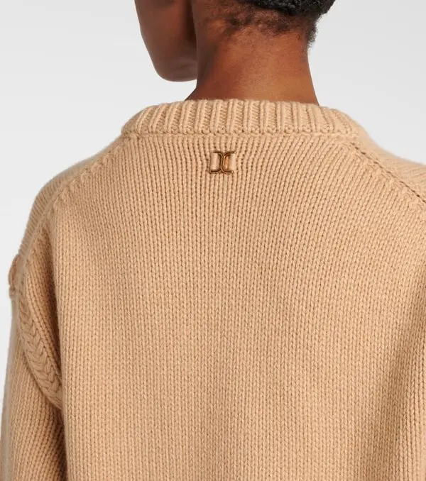 Chloé Cashmere And Cotton Sweater - Beige