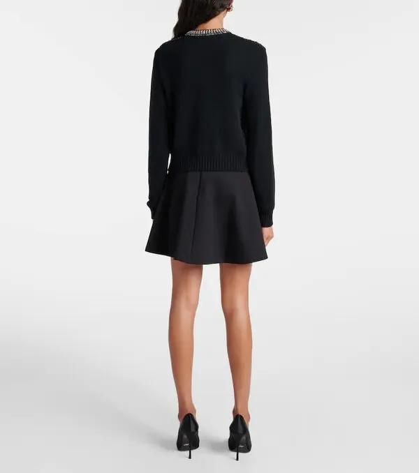 Giambattista Valli Sequined Wool Cardigan