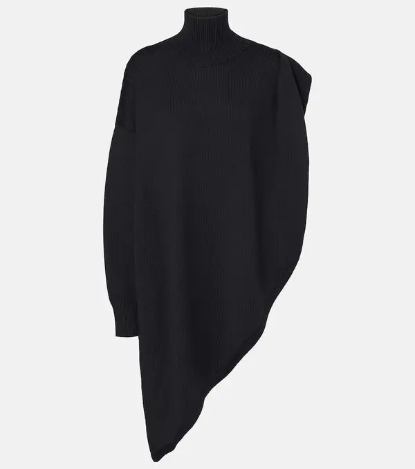 Alaïa Wool Knit Sweater - Black