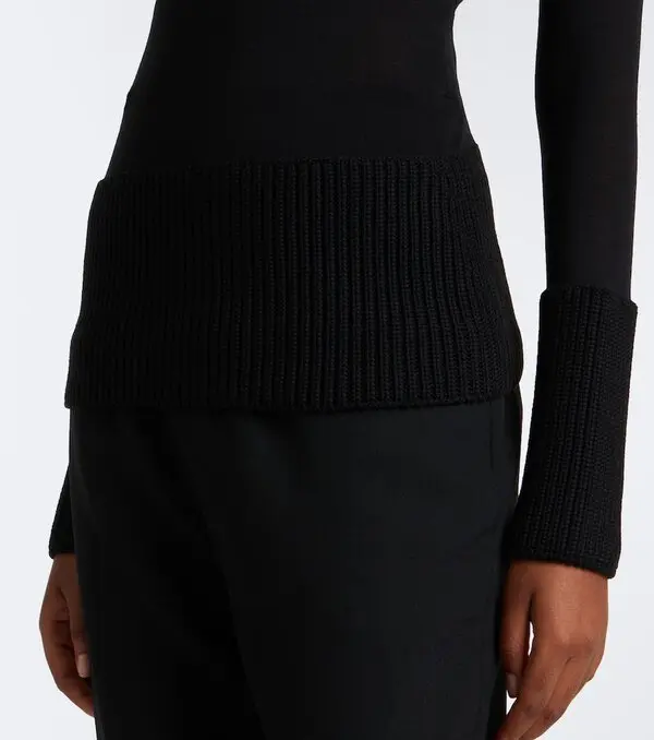 Alaïa Wool Sweater - Black