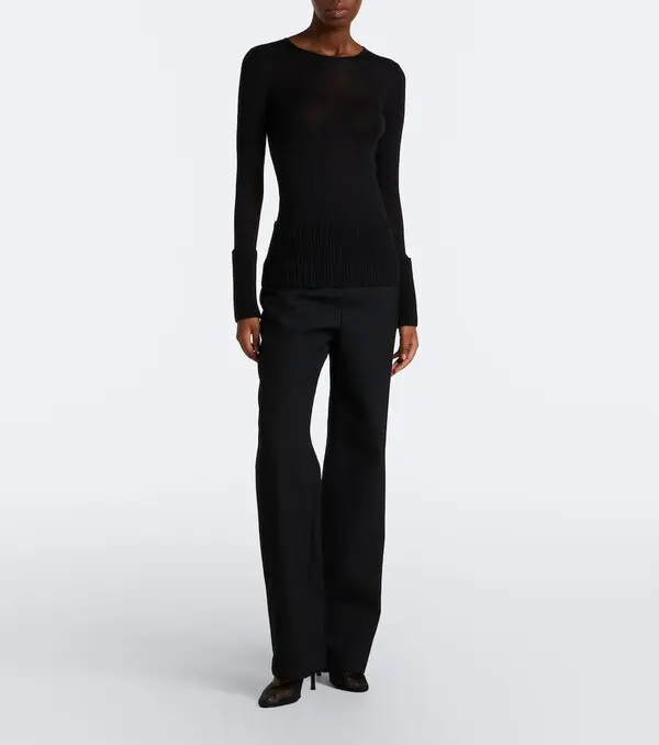 Alaïa Wool Sweater - Black