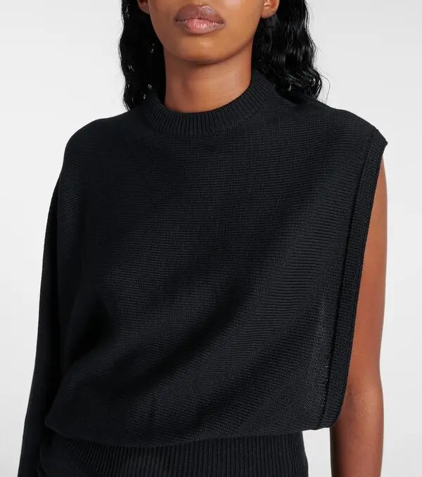 Alaïa Wool Knit Sweater - Black