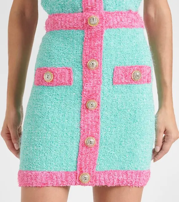 Balmain Knitted Miniskirt