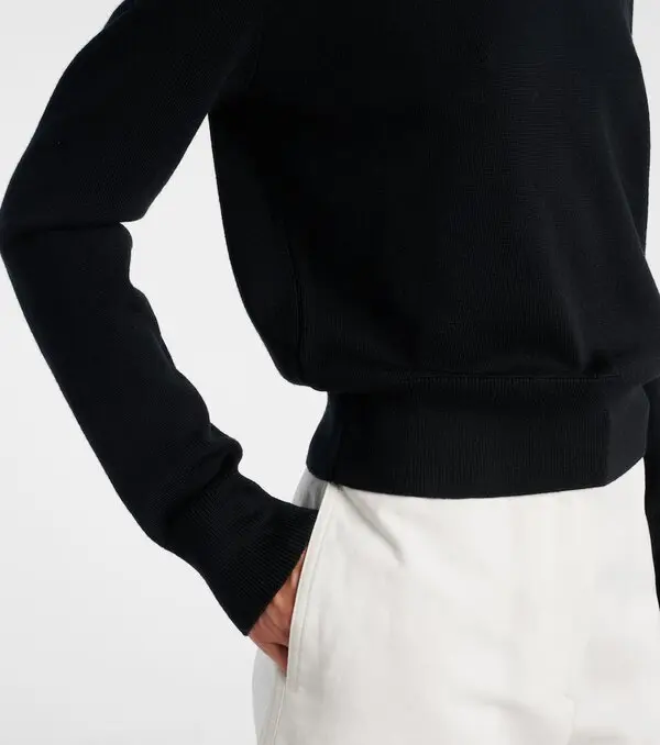 AMI Paris De Coeur Merino Wool Sweater