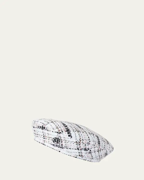MAISON MICHEL New Billy Tweed Beret - Multi