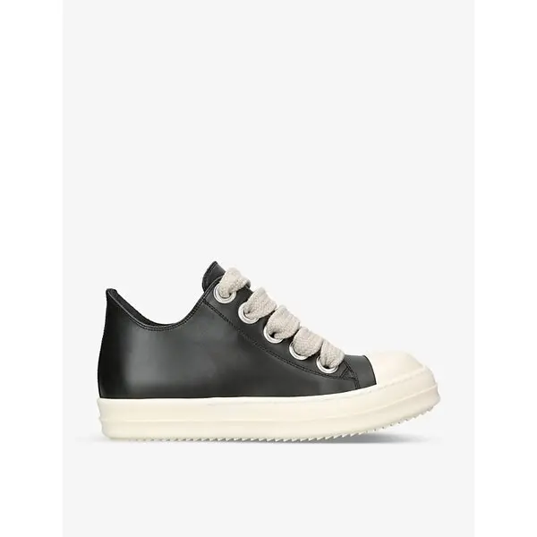 Rick Owens Jumbo Lace Low-top Leather Trainers