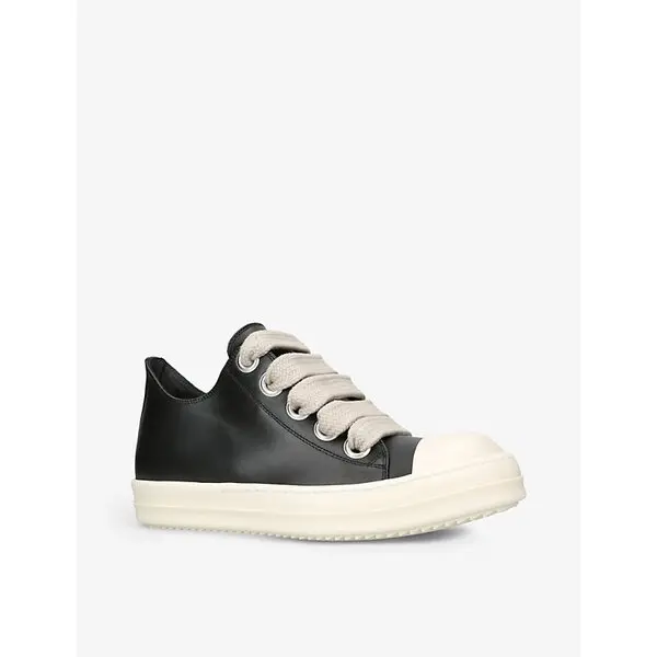Rick Owens Jumbo Lace Low-top Leather Trainers