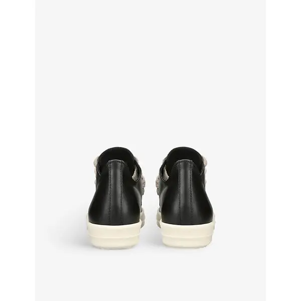 Rick Owens Jumbo Lace Low-top Leather Trainers