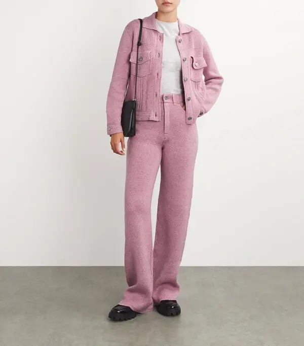 BARRIE Cashmere-cotton Trousers
