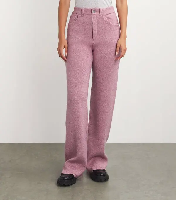 BARRIE Cashmere-cotton Trousers