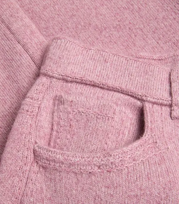 BARRIE Cashmere-cotton Trousers