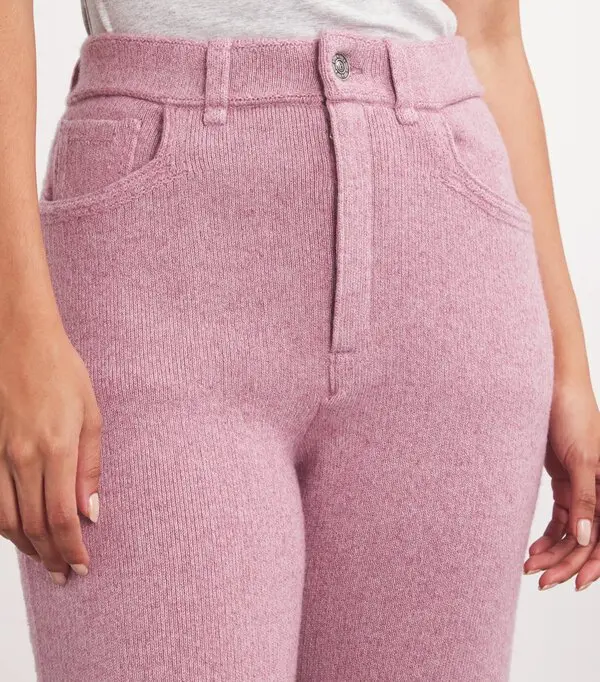 BARRIE Cashmere-cotton Trousers