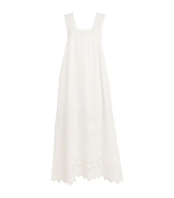 knee length dresses for ladies Amelia 14 / White