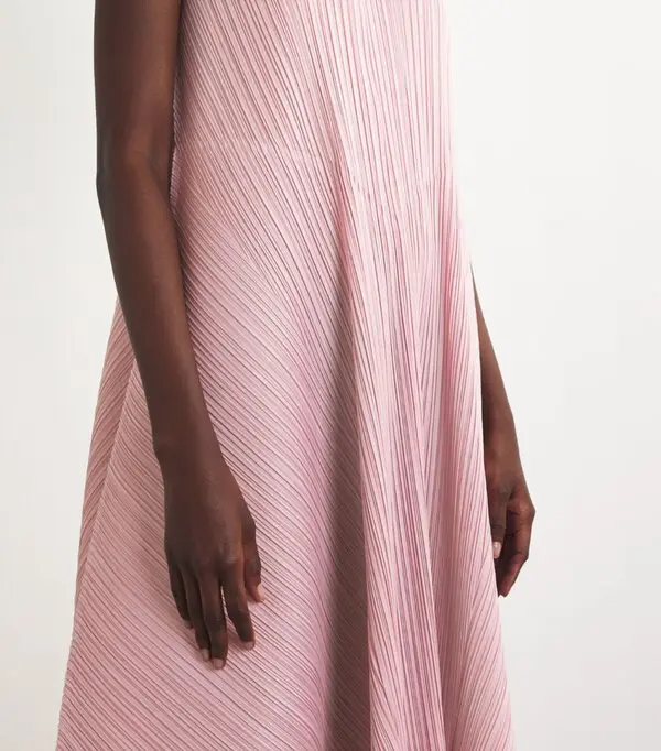 Issey Miyake Solar Flare Midi Dress - Pink | Editorialist