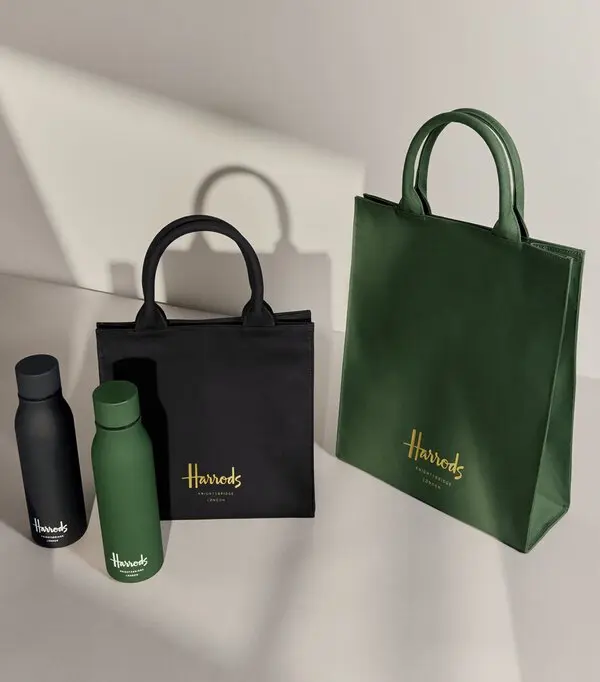 Harrods Logo Water Bottle - Green