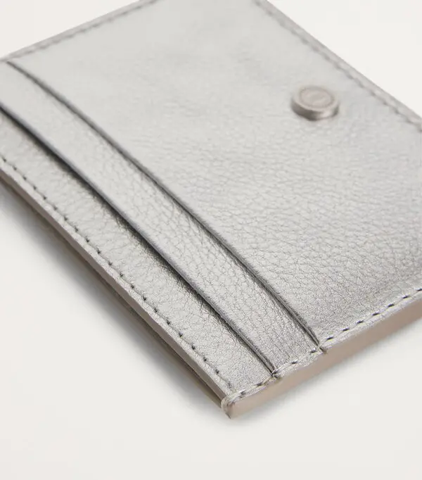 Harrods Leather Metallic Card Holder