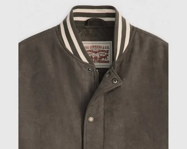 LEVI'S Faux Suede Varsity Jacket