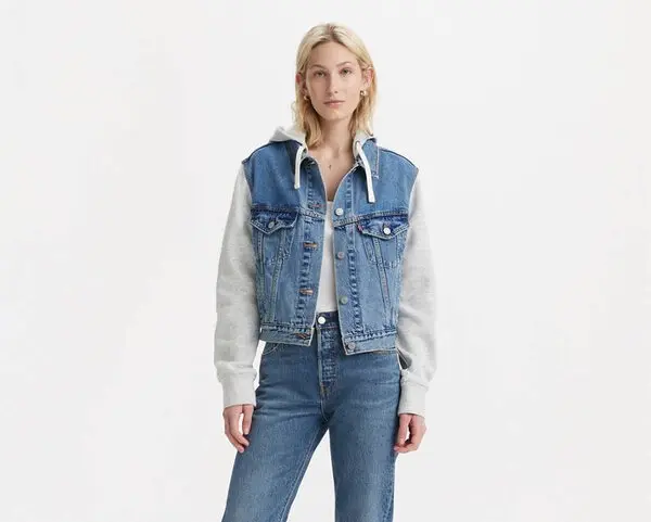 LEVI'S Hybrid Trucker Jacket - Fresh Finish